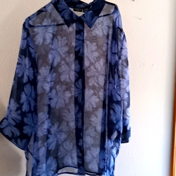 George | Tops | Sheer See Through Coverup | Poshmark